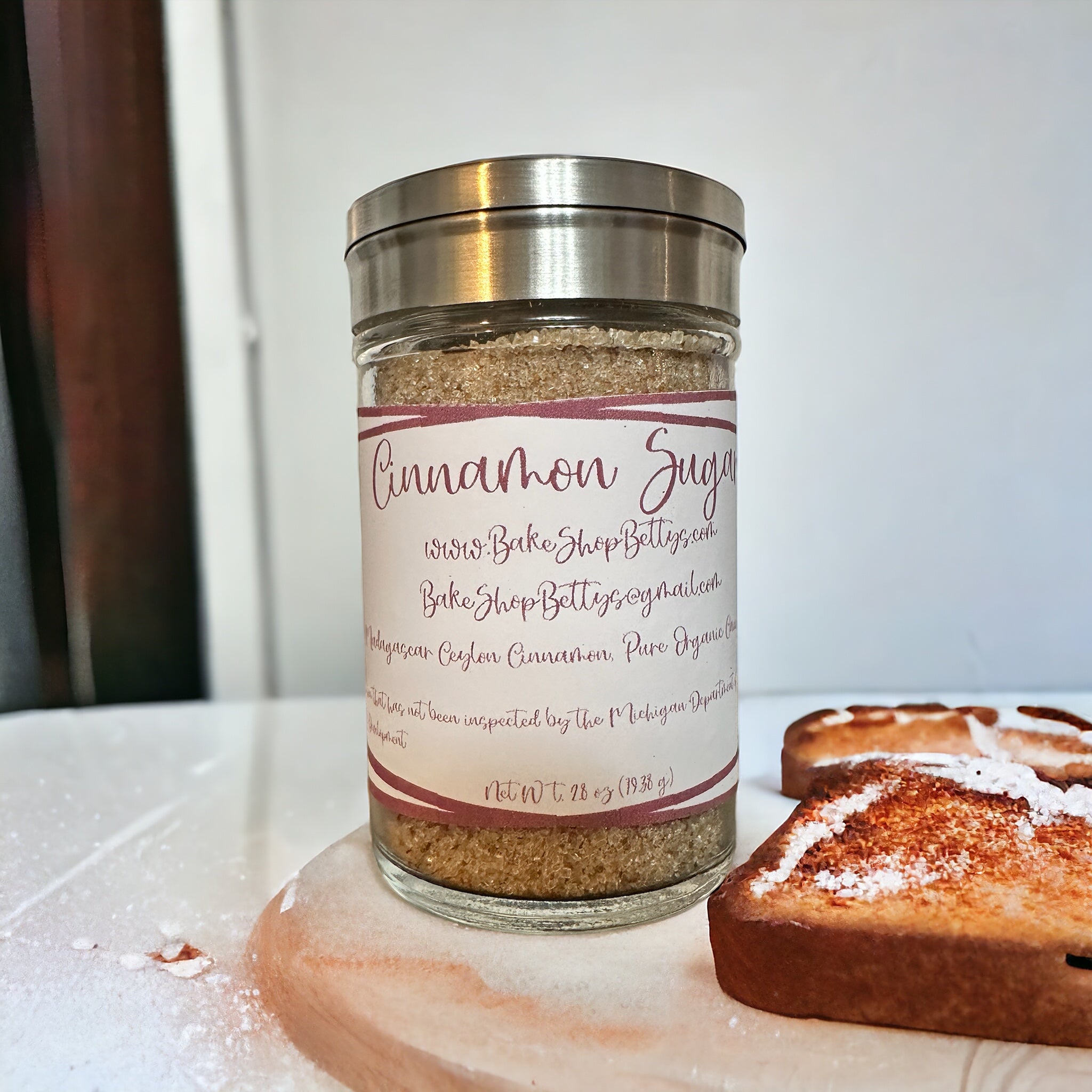 Cinnamon Sugar Shaker 2.8 oz – BakeShop Betty's Bitters & Bits